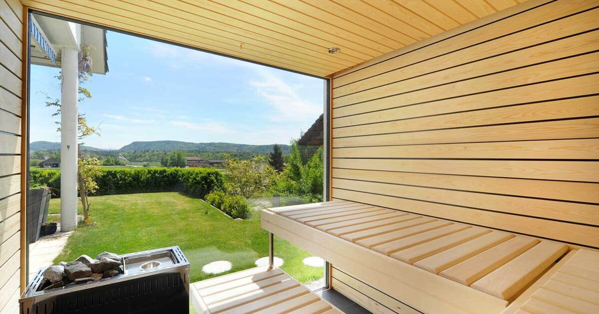 Garten mit Sauna gestalten: Ideen für Ihre Oase |… | Küng Wellness