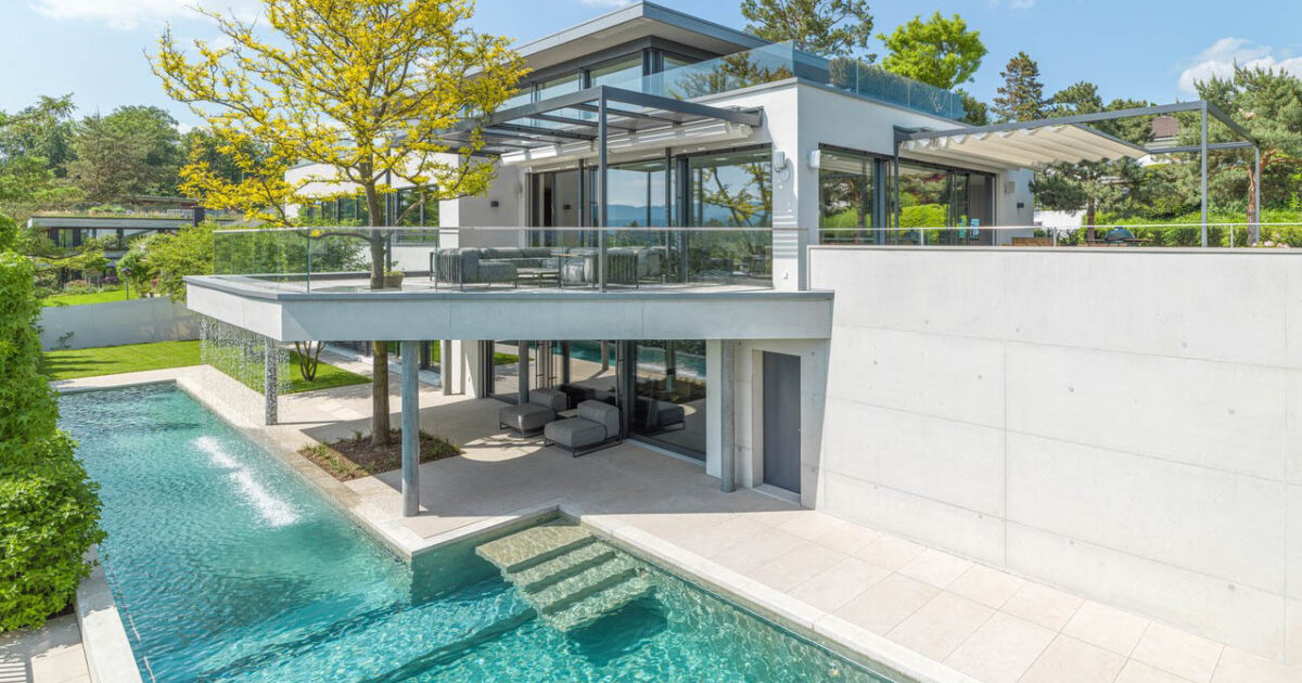 25 Meter Aussenpool | Küng Wellness